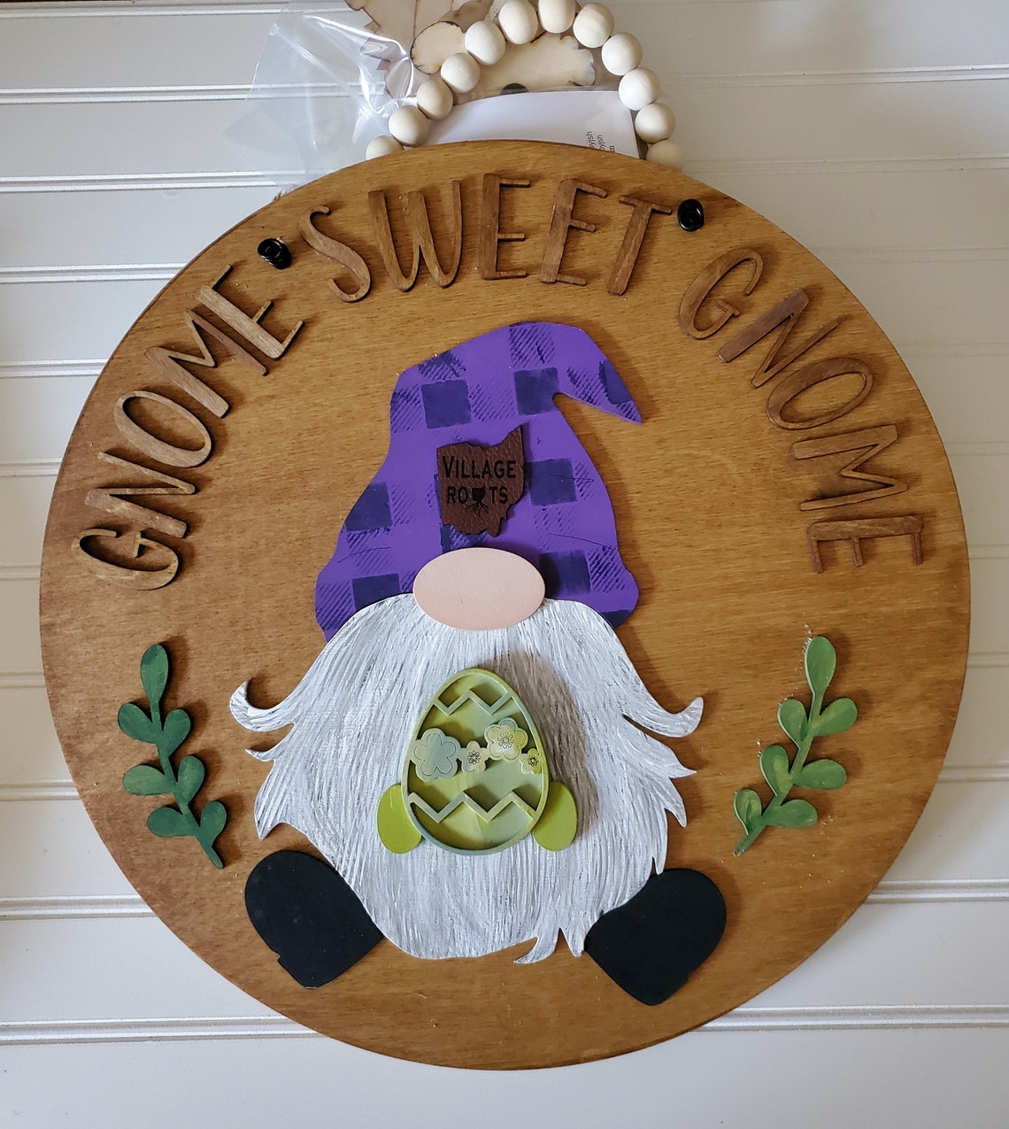 Gnome Door Sign Interchangeable Gnome Welcome Front Door | Etsy