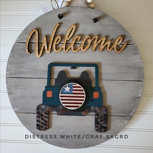 Off Road Vehicle Welcome Sign, Interchangeable Door Hanger W/11 ...