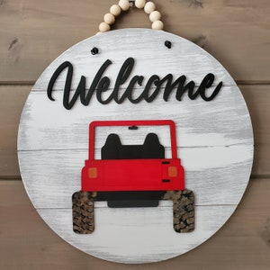 Welcome Interchangeable Sign Off-road Vehicle-jeep | Etsy