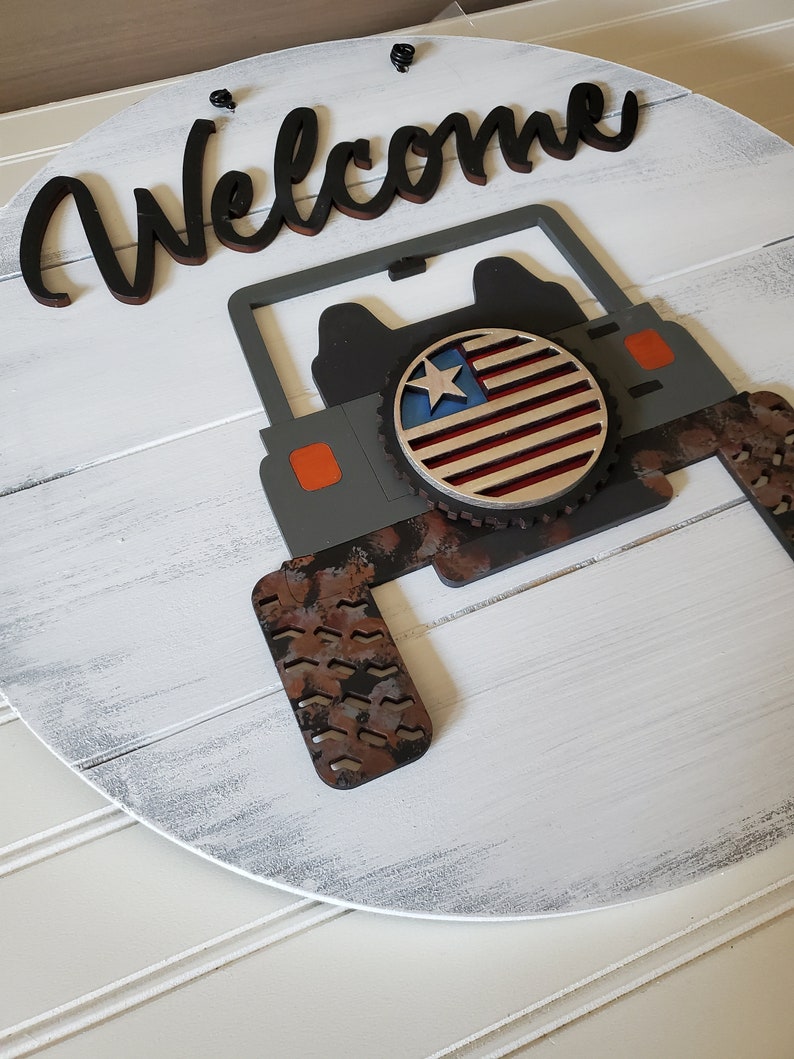 Off Road Vehicle Welcome Sign Interchangeable Door Hanger - Etsy