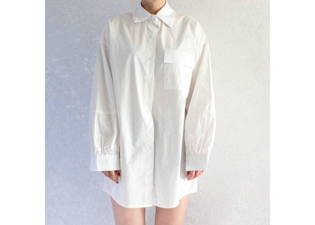 Basic Blouse White - Etsy