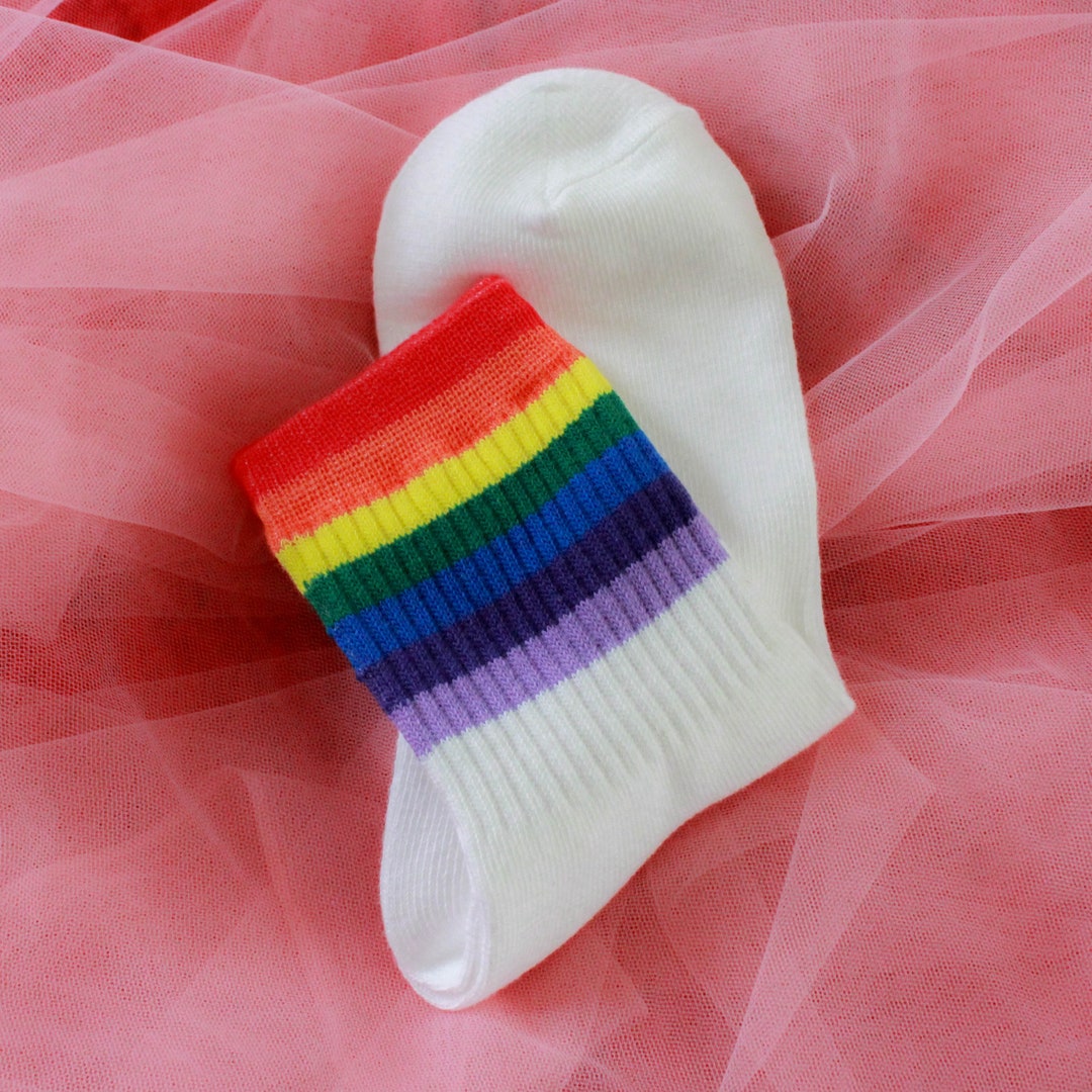 LGBTQ PRIDE Socks Onelove Sock Rainbow Tennis Socks Unisex Love is Love ...