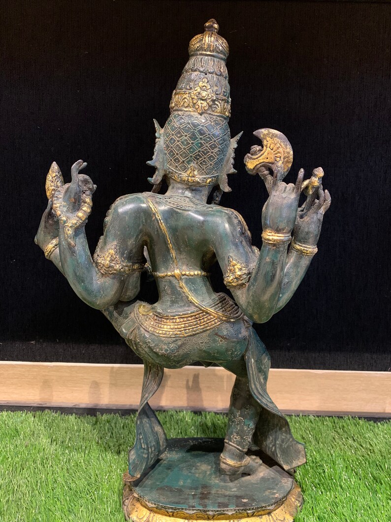 Goddess Parvati Bronze Statue Antique Home Decor Statue | Etsy