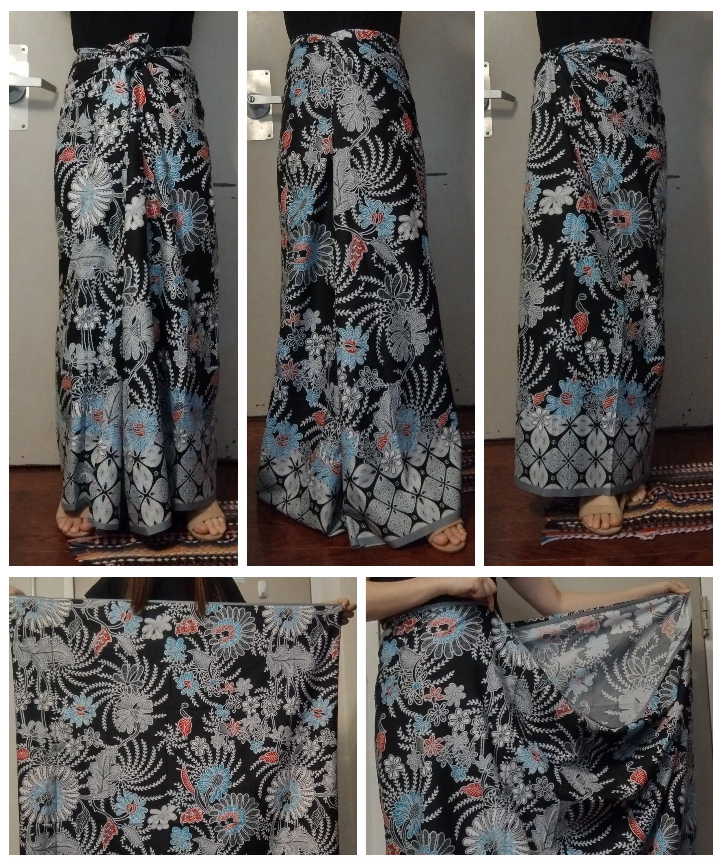 Batik Sarong Wrap 72 X 46 Colorful Summer Beach - Etsy