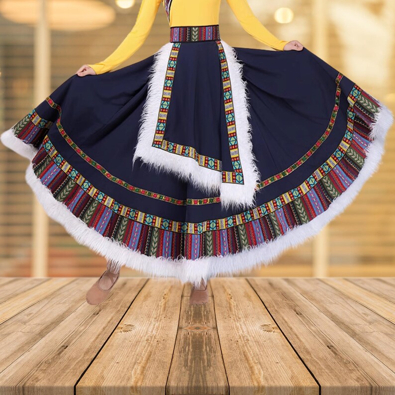 Traditional Dance Performance Costume for Women – Ethnic Minority Folk ...