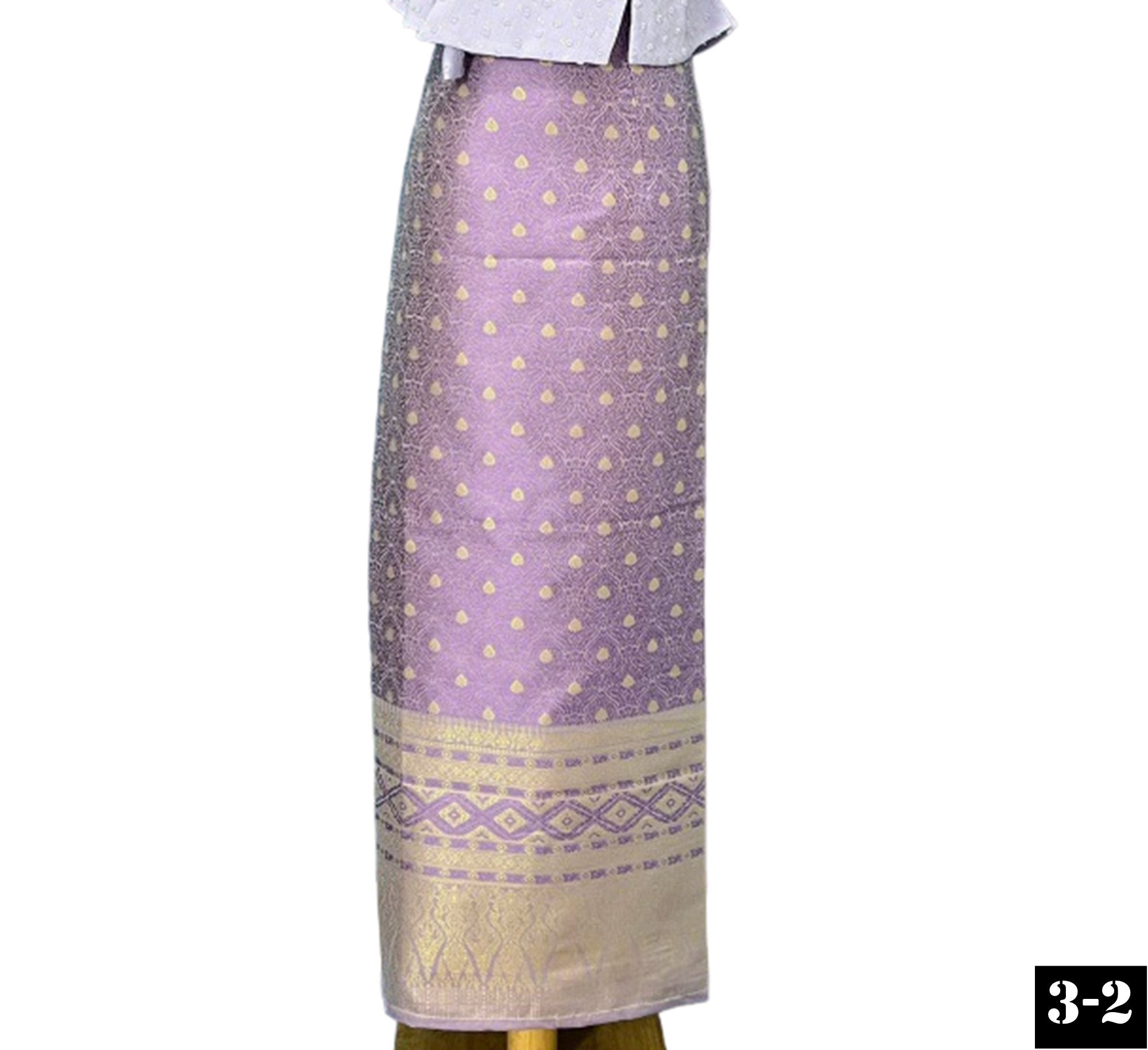 Traditional Thai Sarong Wrap, Free Size Wrap Sarong Skirt Thai Dress, A ...