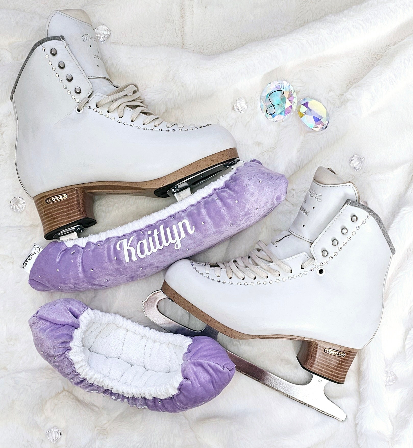Custom Ice Skate Soakers, Figure Skate Soakers, Personalised Ice Skate ...