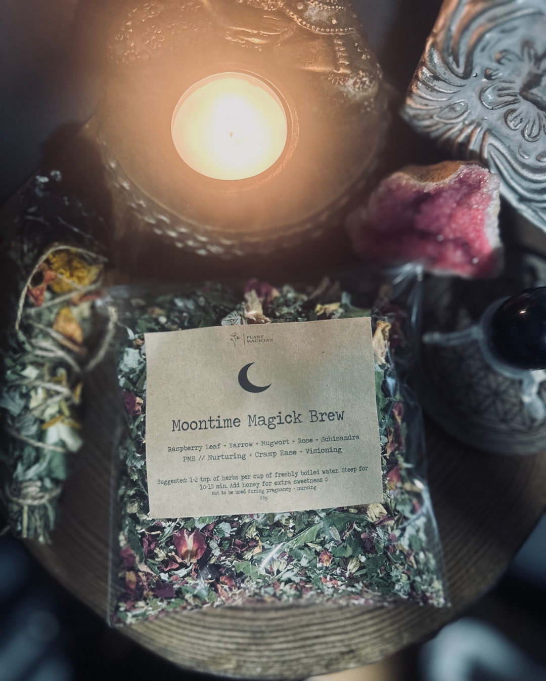 Moontime Brew / Moon Cycle Tea Blend PMS // Nurturing Cramp - Etsy