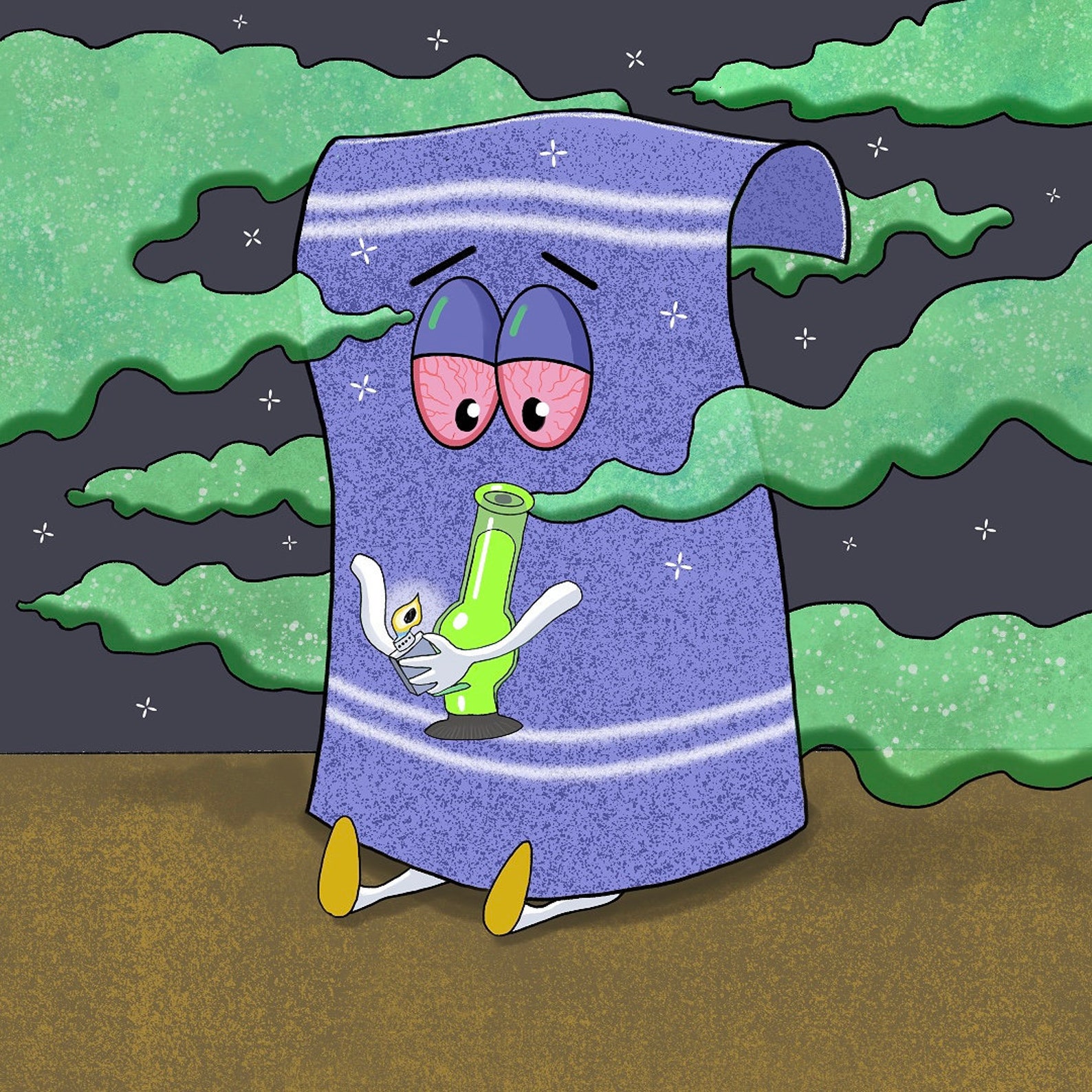 I’ll Just Get A Little High - Framed Print, South Park Fan Art, 4:20 ...