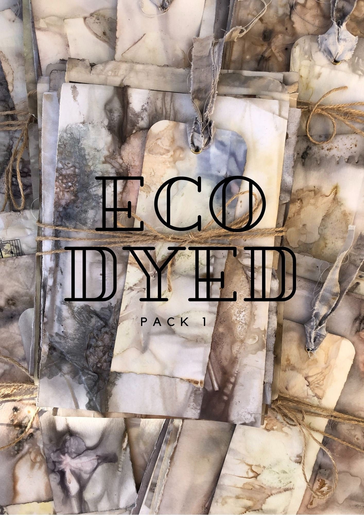 Eco Dyed Papers, Digital Printout. Pack 1 - Etsy