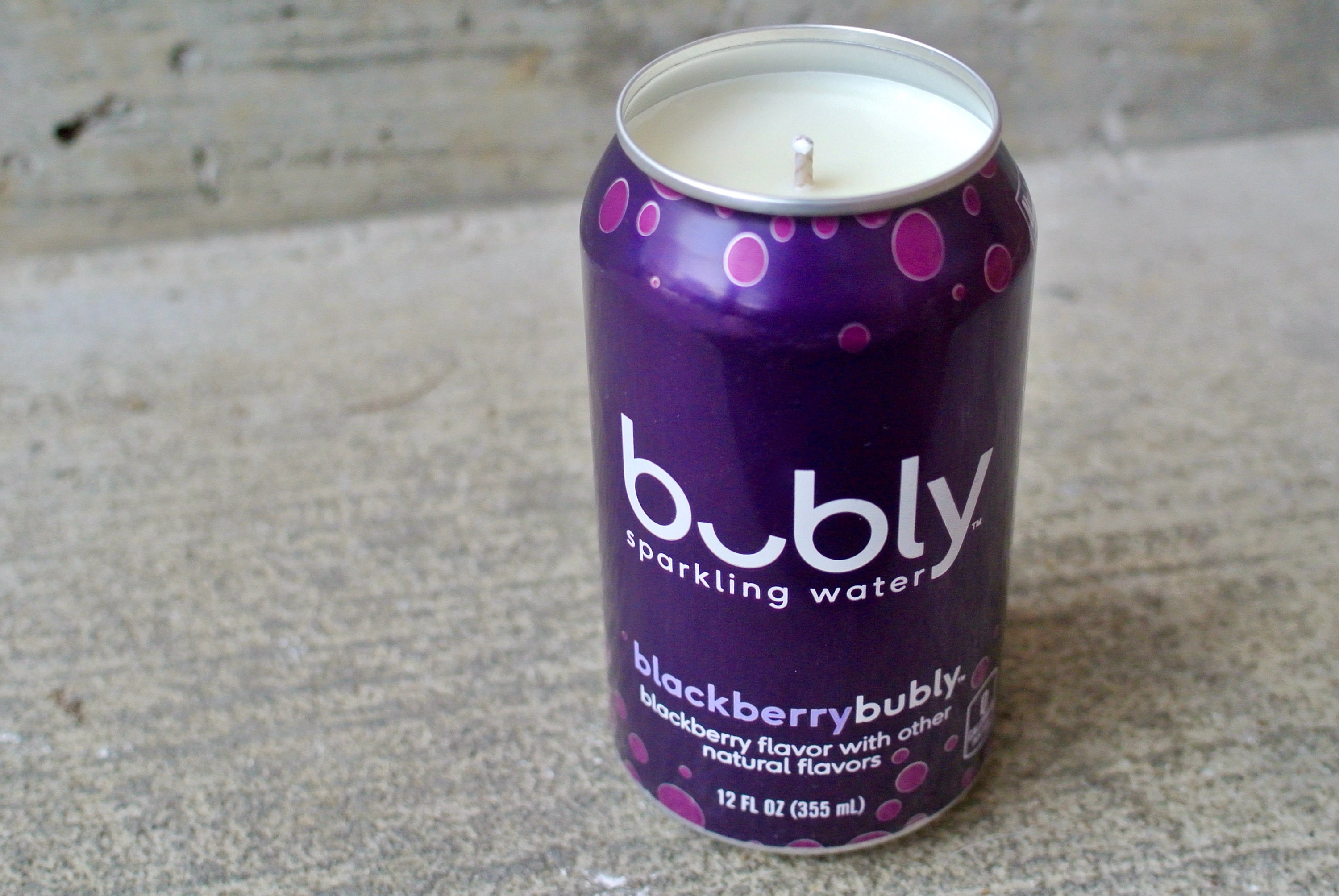 Bubly Blackberry Candle in Upcycled Seltzer Can - Etsy