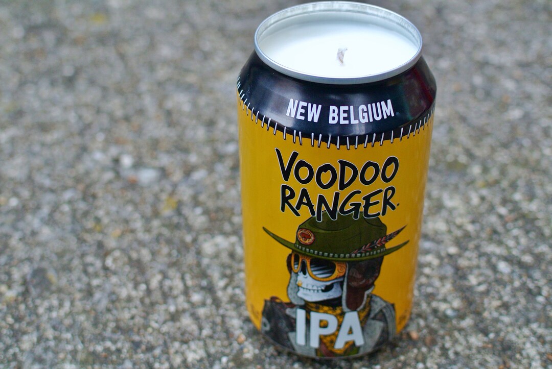 Voodoo Ranger IPA | Candle in Upcycled Beer Can | (scent: Vanilla ...