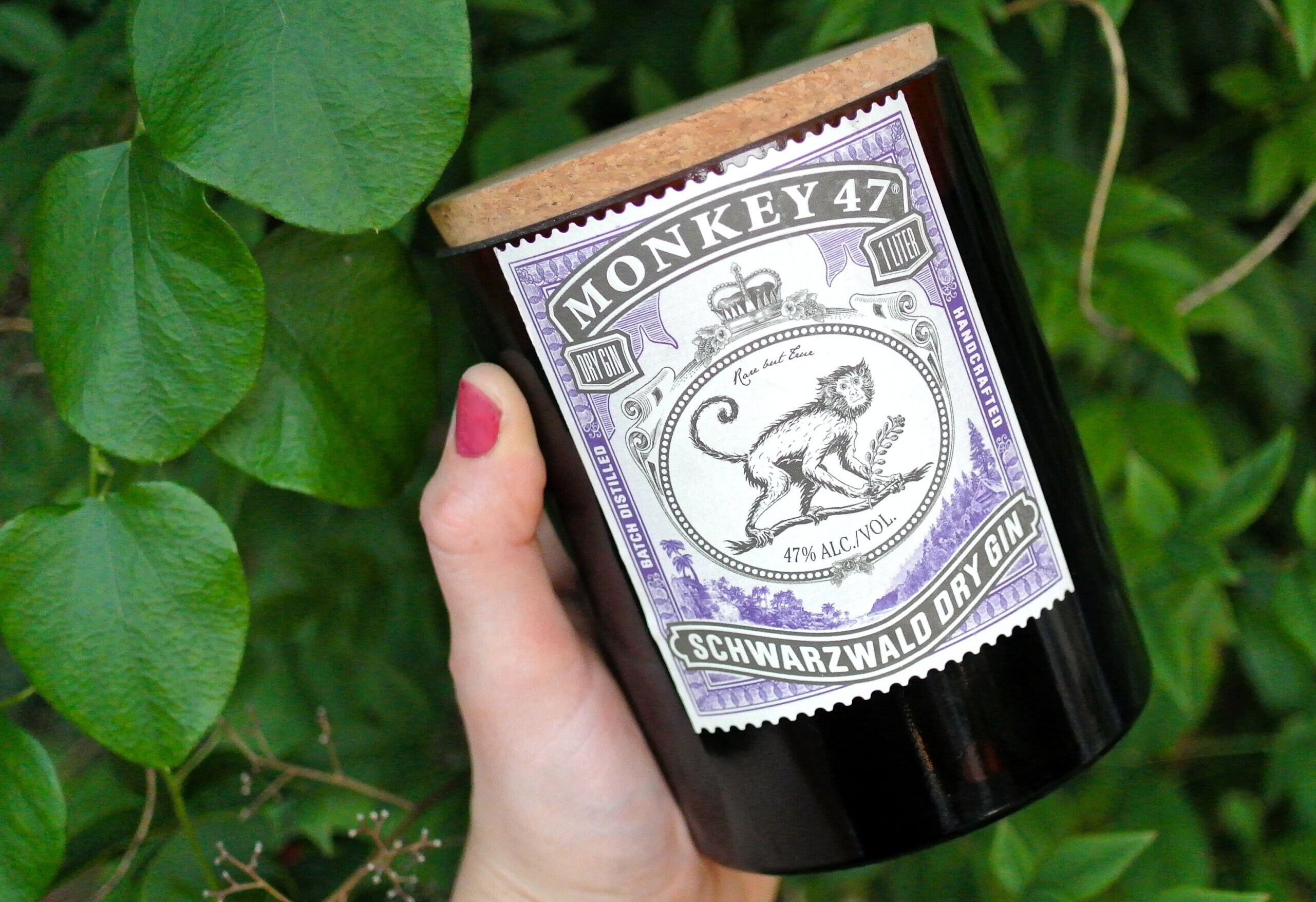 Monkey 47 Schwarzwald Dry Gin Canister/jar With Cork Lid Made From ...