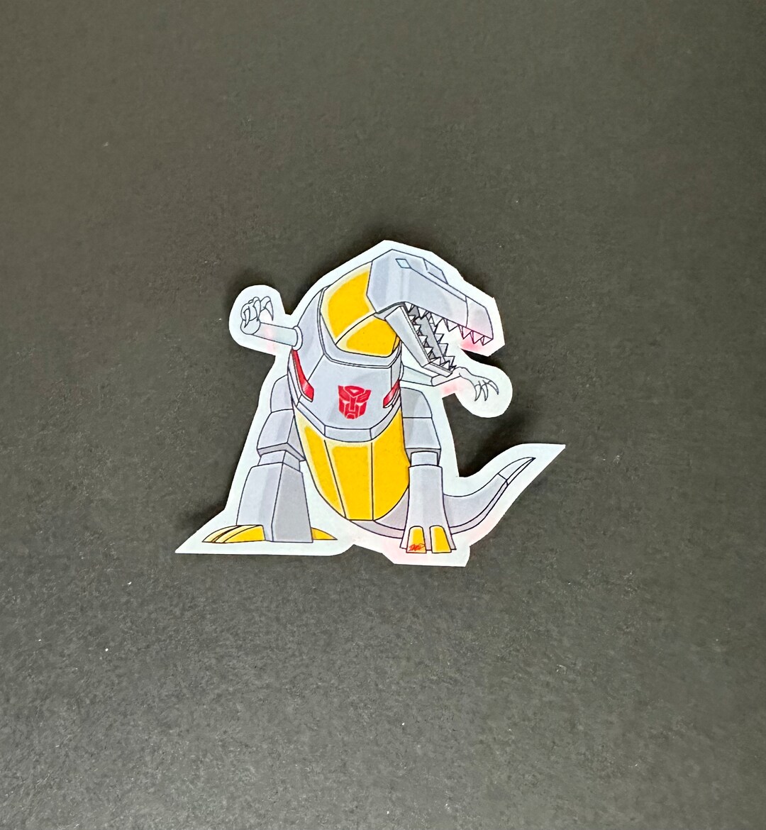 Grimlock Dinobots Holographic Custom Sticker - Etsy