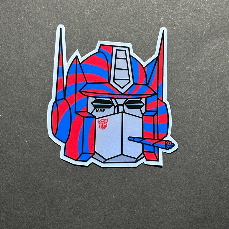 Optimus Prime Decal - Etsy