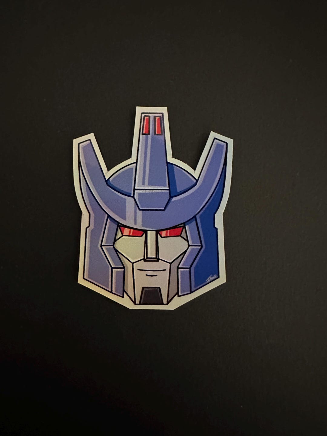 Transformer Galvatron Holographic Sticker Retro Style Laptop, Pc ...
