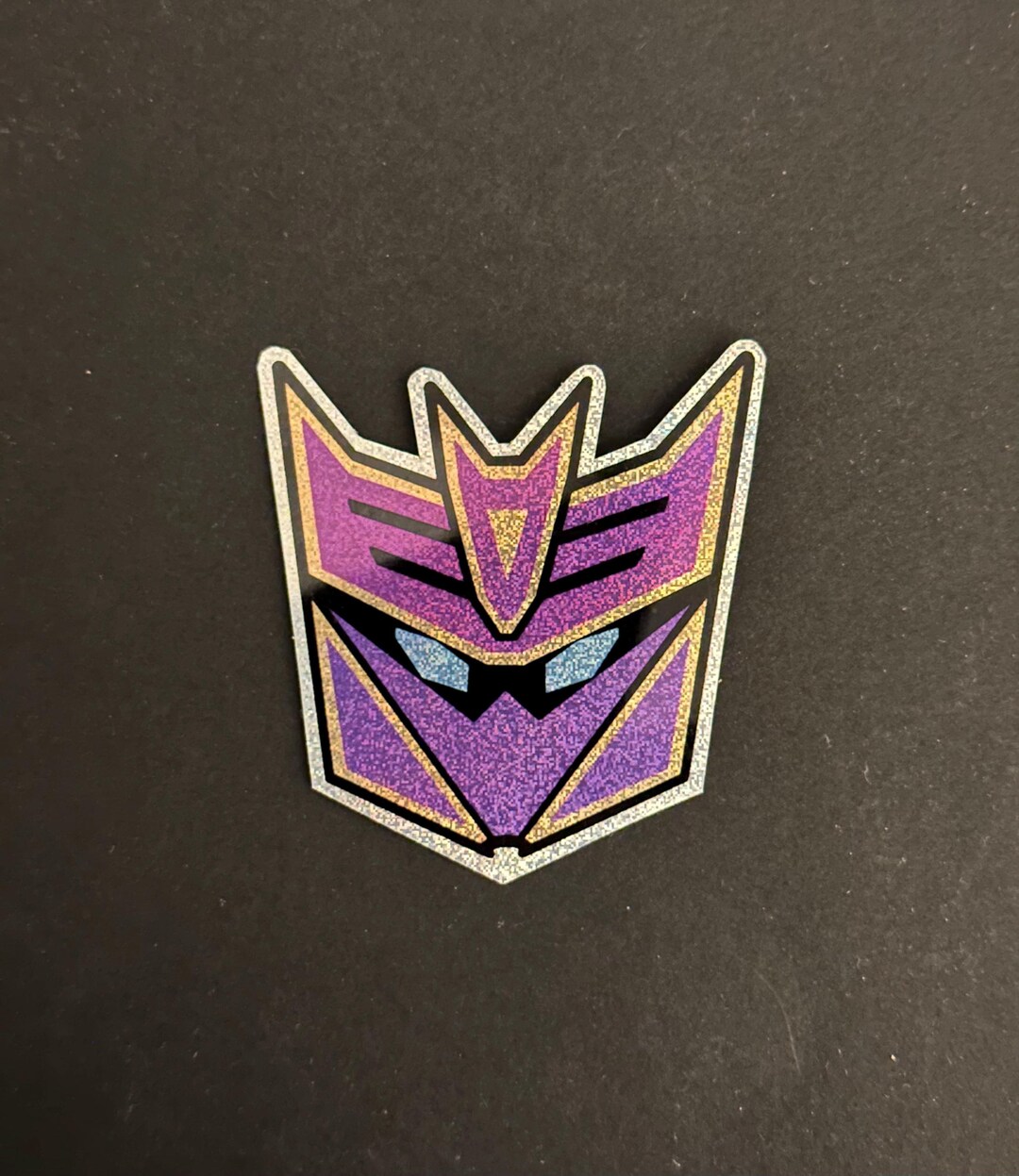 Transformer One Megatronus Glitter Holographic Sticker Retro Style for ...