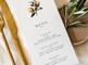 Lemon Wedding Menu / Menu / Wedding Stationery / Mediterranean - Etsy