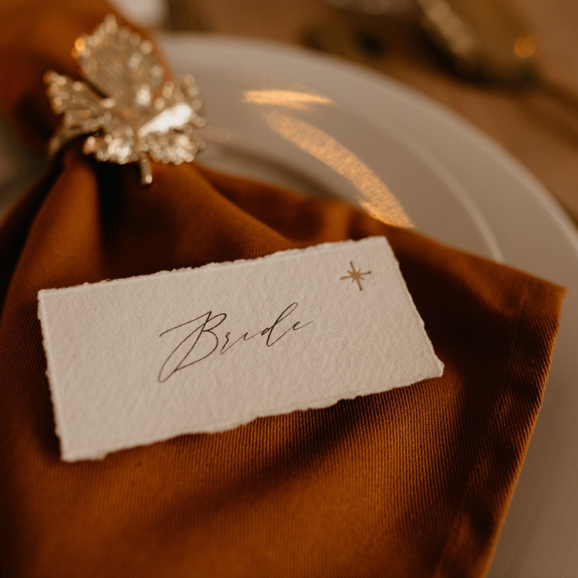 Moon & Stars Place Cards / Wedding Place Cards / Wedding Table - Etsy