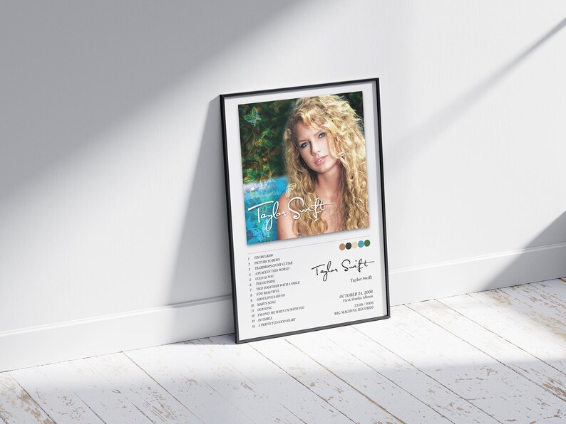 TAYLOR SWIFT Taylor Swift Album Art Poster - Etsy