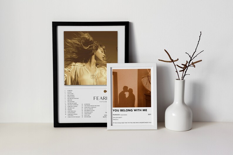 TAYLOR SWIFT FEARLESS Album Art Poster. - Etsy