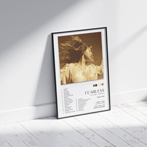 TAYLOR SWIFT FEARLESS Album Art Poster. - Etsy