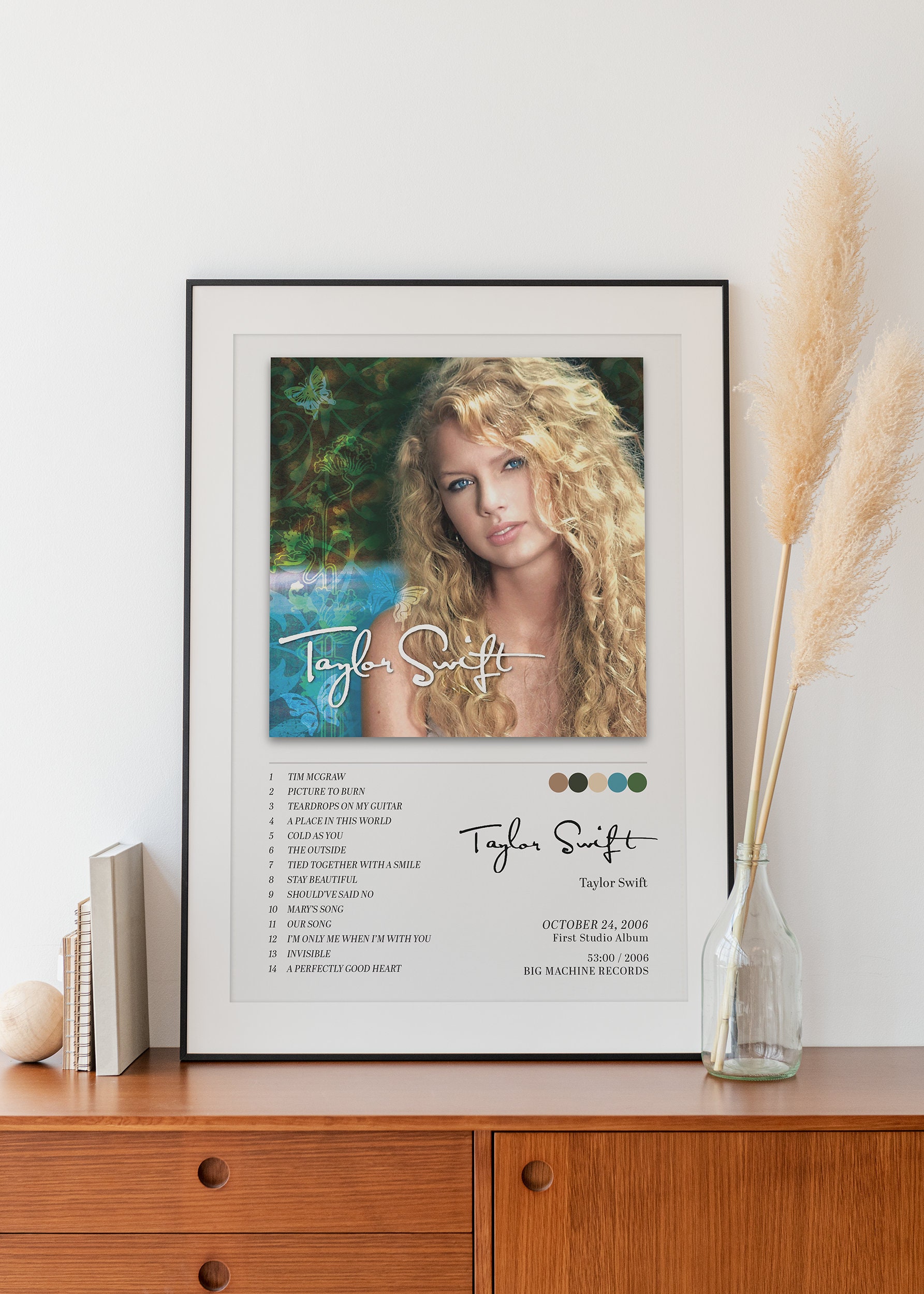 TAYLOR SWIFT Taylor Swift Album Art Poster - Etsy