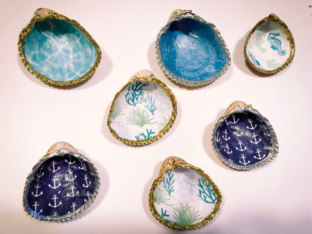 Cockle Shell Ring/jewelry Dishes Shell Ring Dishes - Etsy