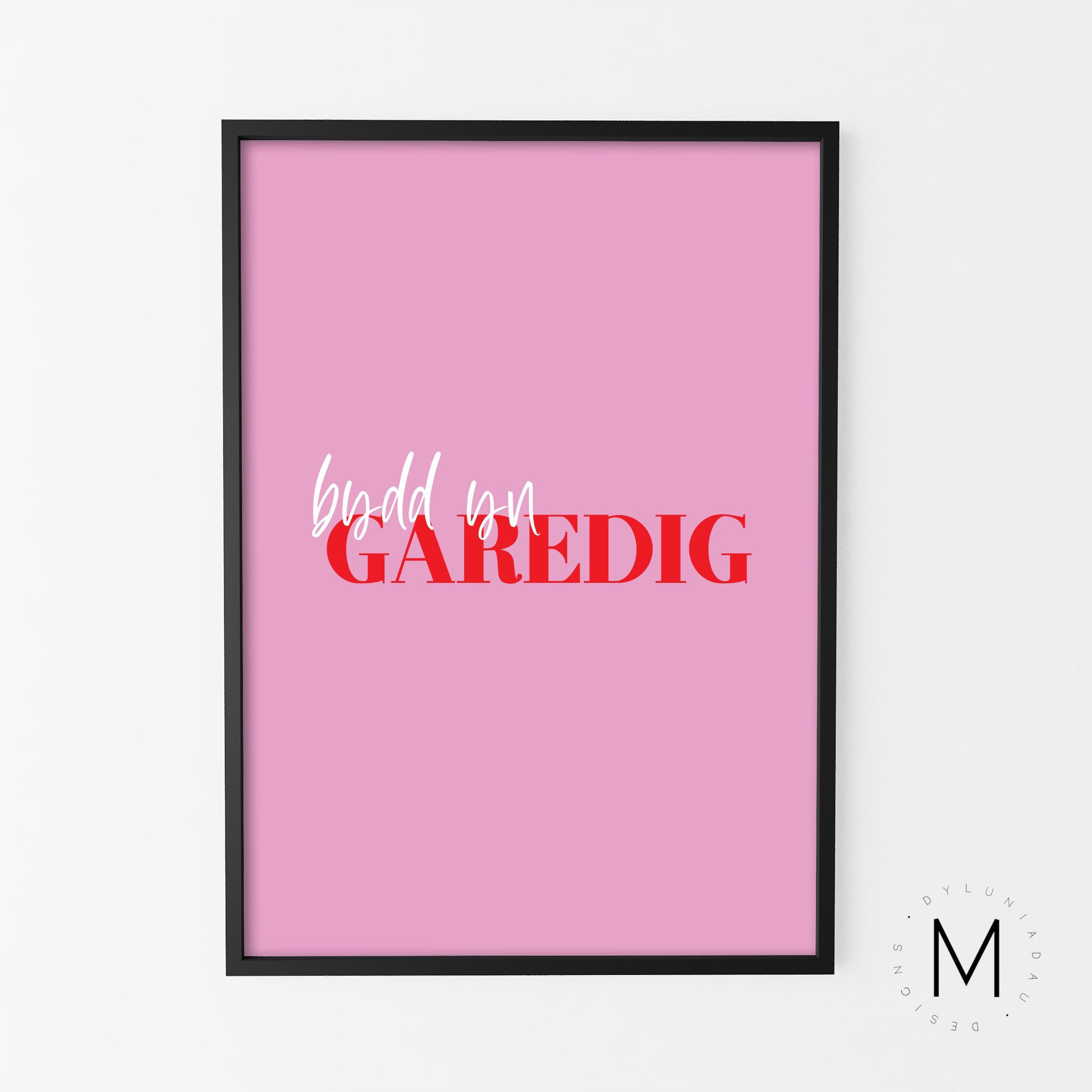 Bydd Yn Garedig Print Cymraeg - Etsy