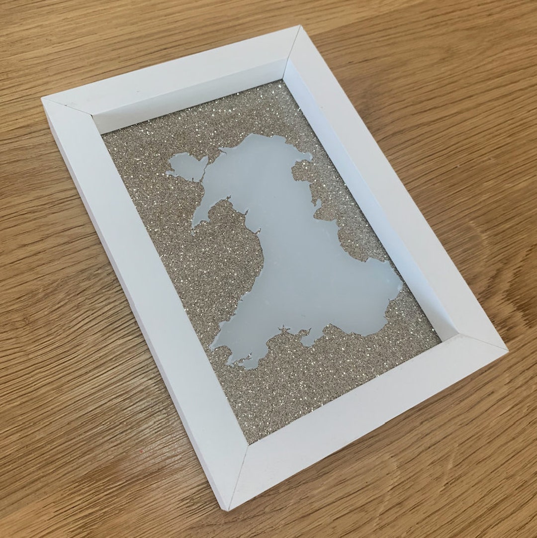 Wales Map FRAME - Etsy