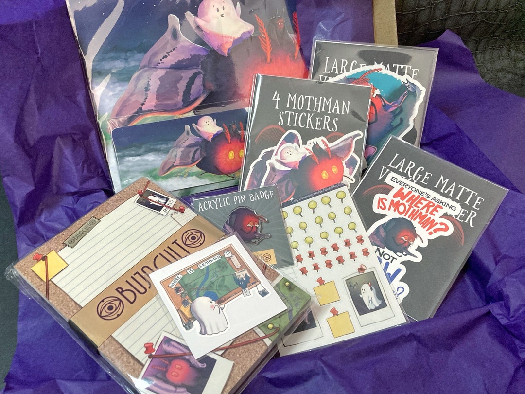 Mothman Delux Stationery Box - Etsy