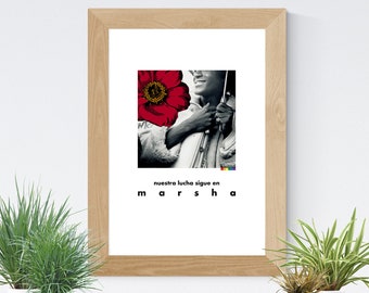 Marsha Johnson Poster - Etsy