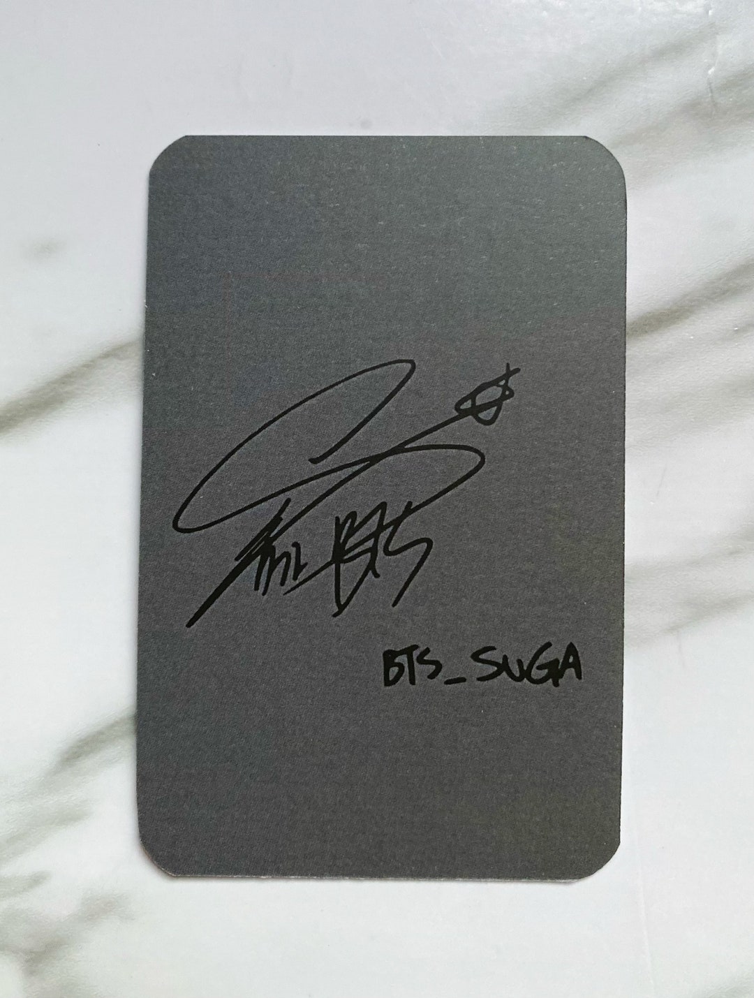 SUGA Photocards Double Sided Pcs - Etsy