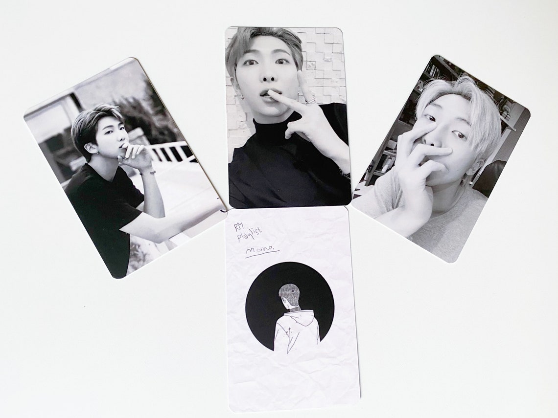RM photocards MONO Bts | Etsy