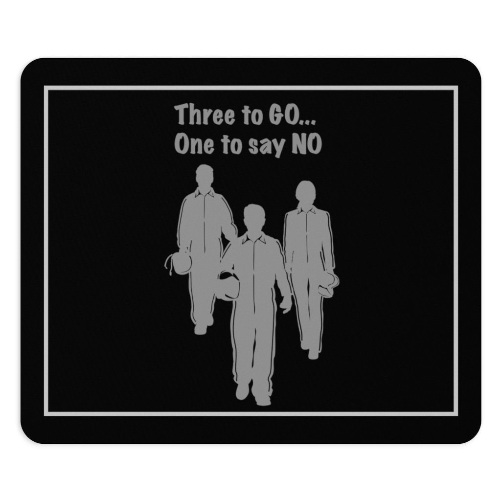 Three to Go One to Say No Air Medical Base Mouse Pad - Etsy