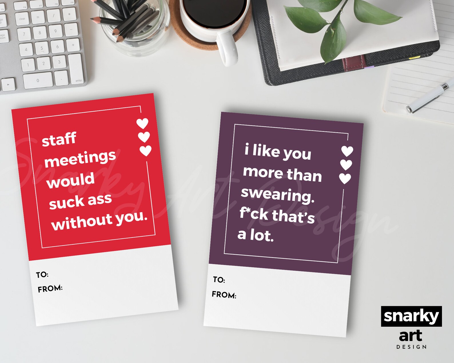 Funny Coworker Valentine, Coworker Valentine, Funny Work Valentine Card ...