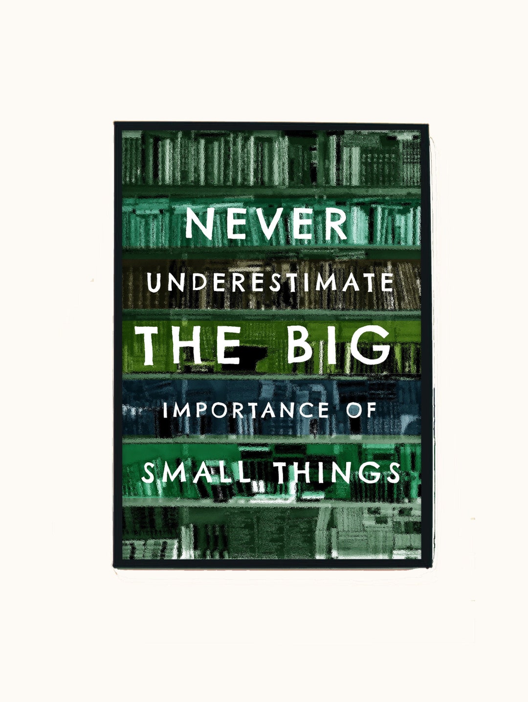 The Midnight Library Art Poster, Book Quote Poster, Never Underestimate ...