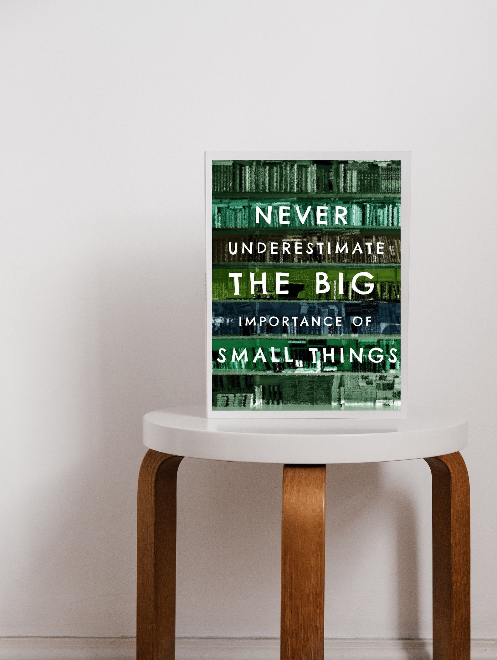 The Midnight Library Art Poster, Book Quote Poster, Never Underestimate ...