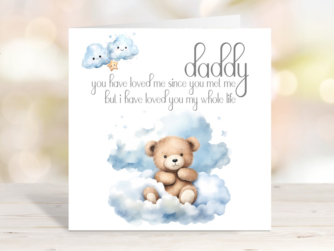 Father's Day Card, Love You Daddy Card, Dad Birthday Card, I've Loved ...