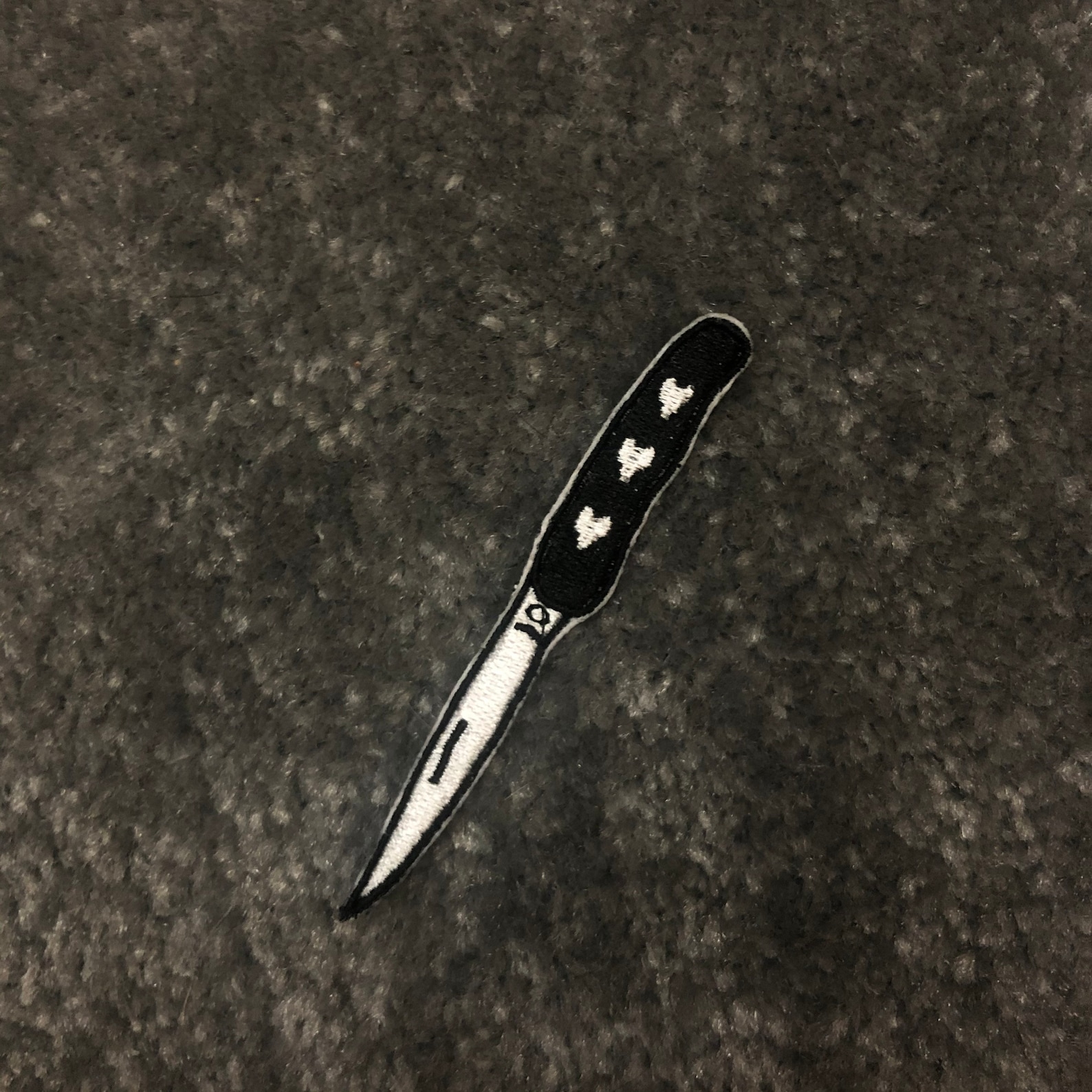 Heart Knife Patch Embroidered Patches Tattoo Flash Sheet - Etsy