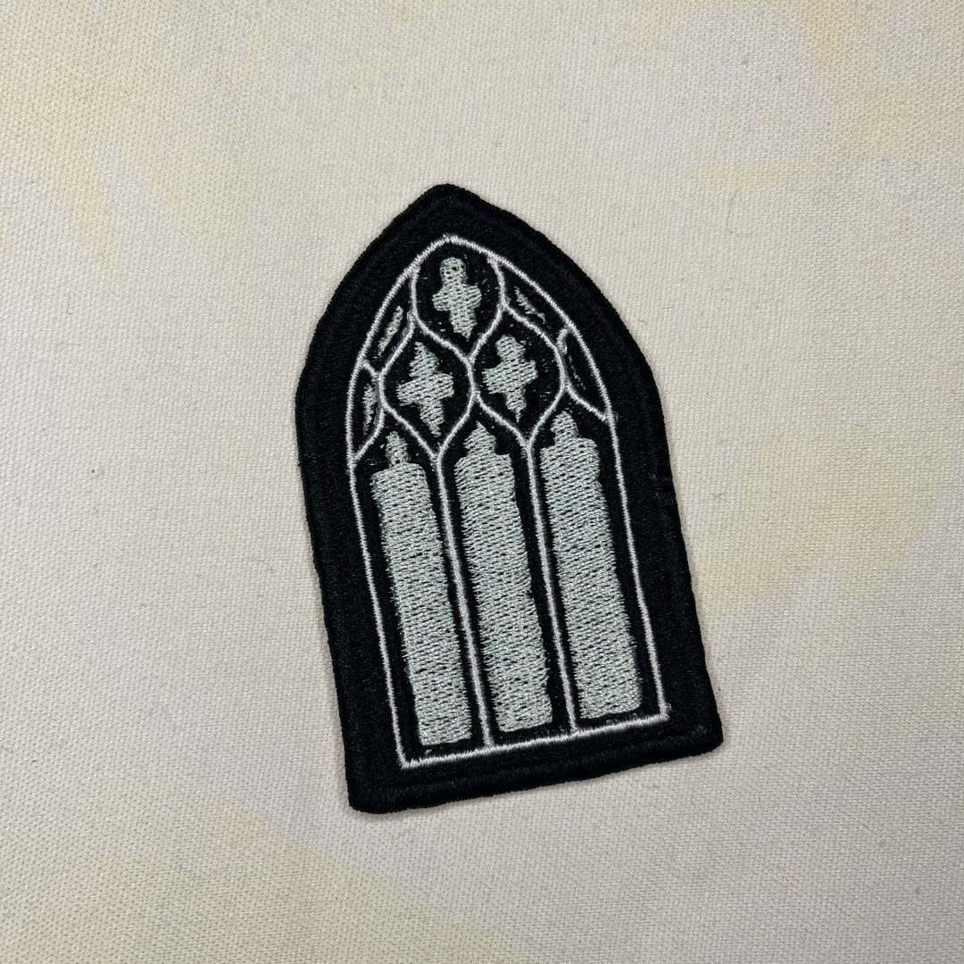 Cathedral Gothic Window Patch - Medieval, Spiritual, Gift, Halloween ...