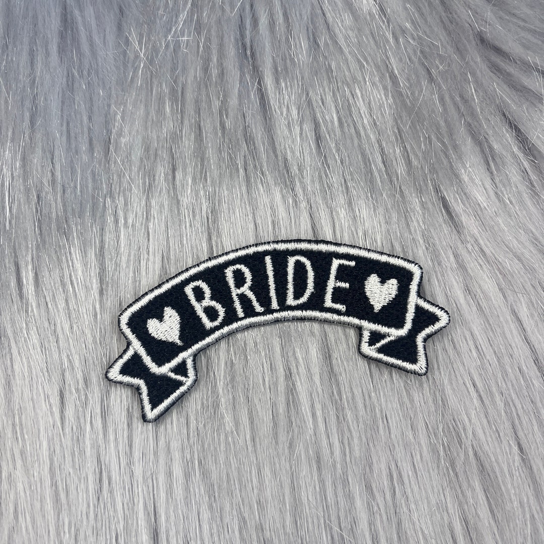 Bride Banner Patch - Wedding Patch, Til Death Patch, Gothic Bride, Mrs ...