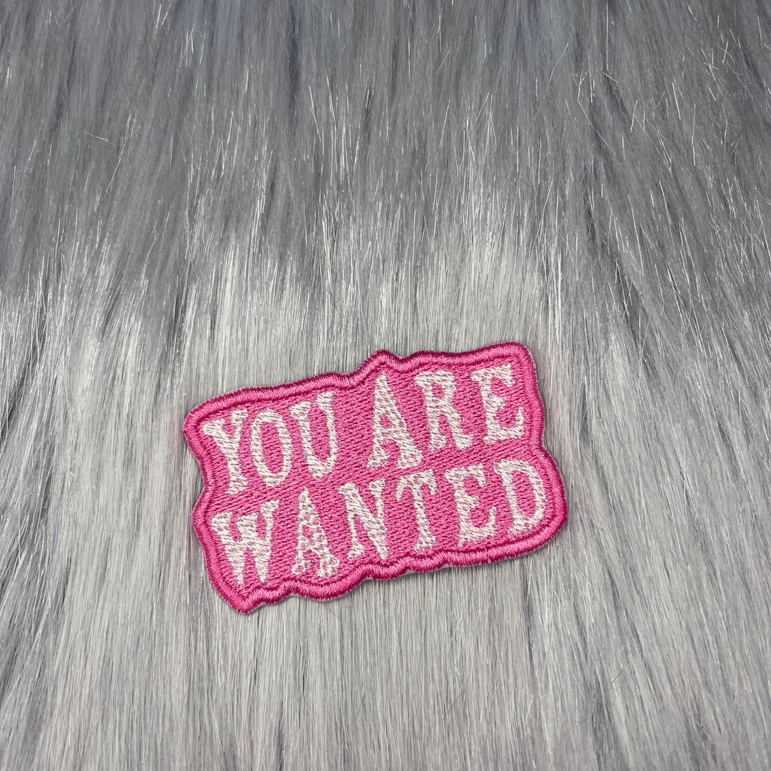 You Are Wanted Pink Patch Body Positivity Patch Mental Etsy