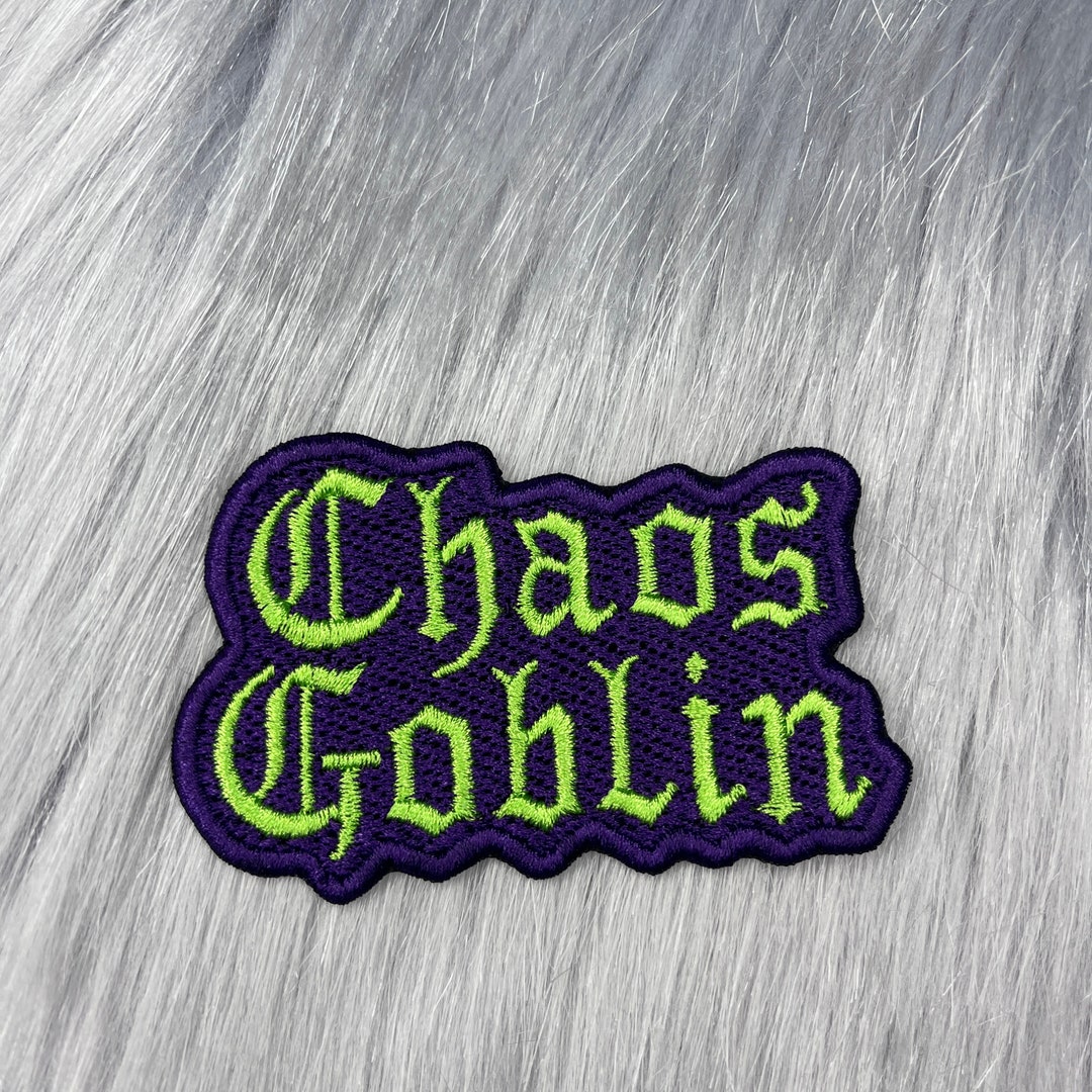 Chaos Goblin Patch - Gothic Patch, Emo Patch, Biker Patch, ADHD Patch ...
