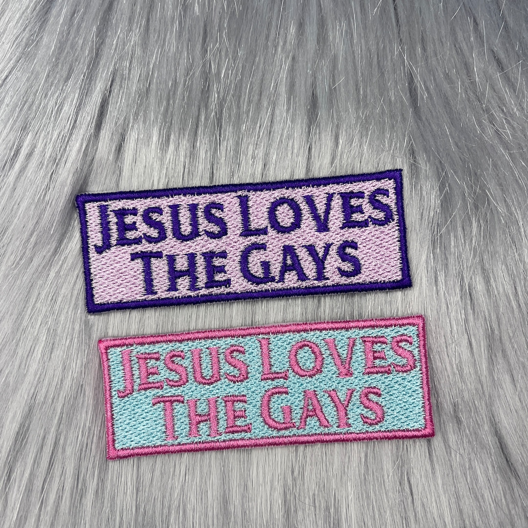 Jesus Loves Queers Patch Pride Patch, Lesbian Patch, Gay Patch, Queer ...