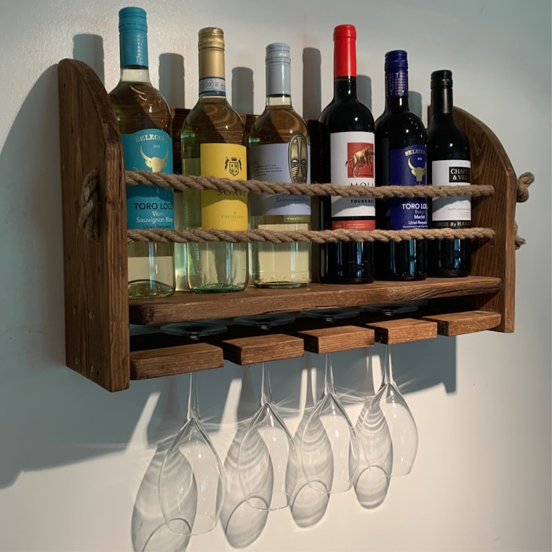 Kitchen Wine Rack - Etsy