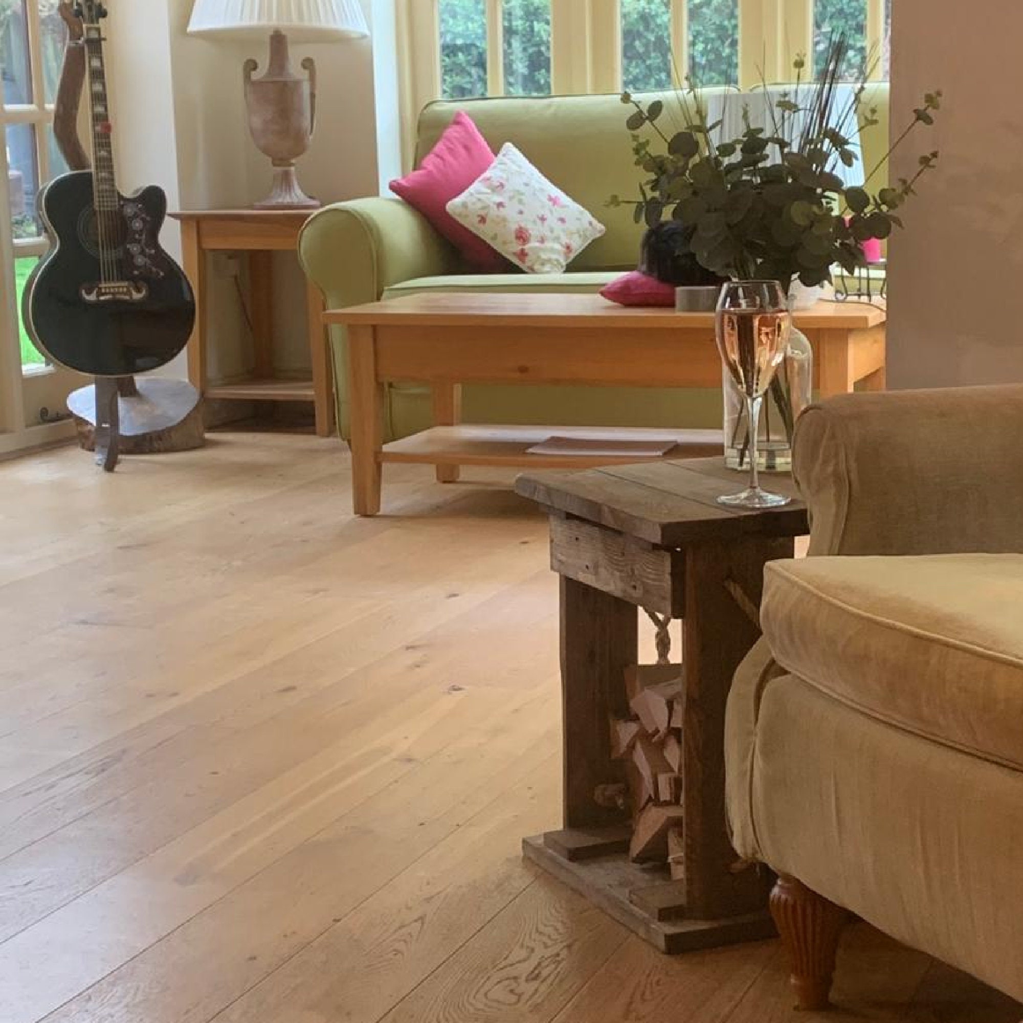 Wooden Side Table in Reclaimed Rustic Pine Perfect for Holding | Etsy