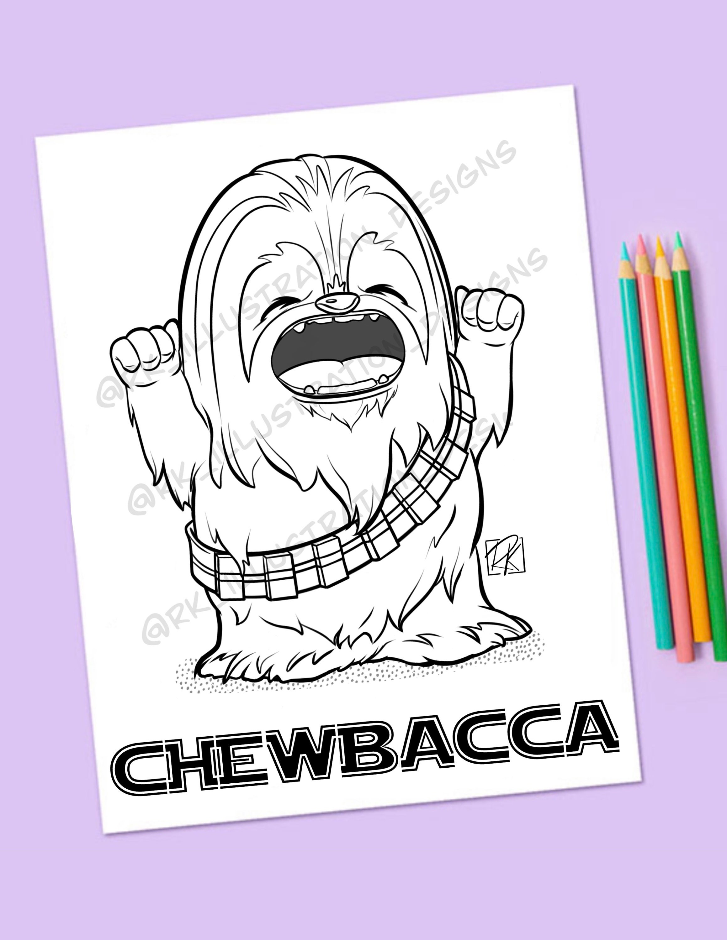 Chewbacca Coloring Pages