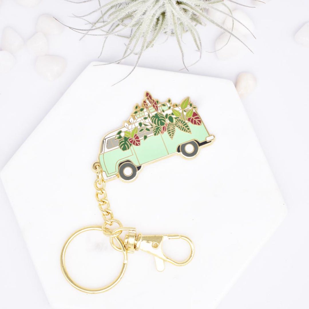 Plant Lover Gifts Plant Van Keychain Cute Plant Van Keychain for ...