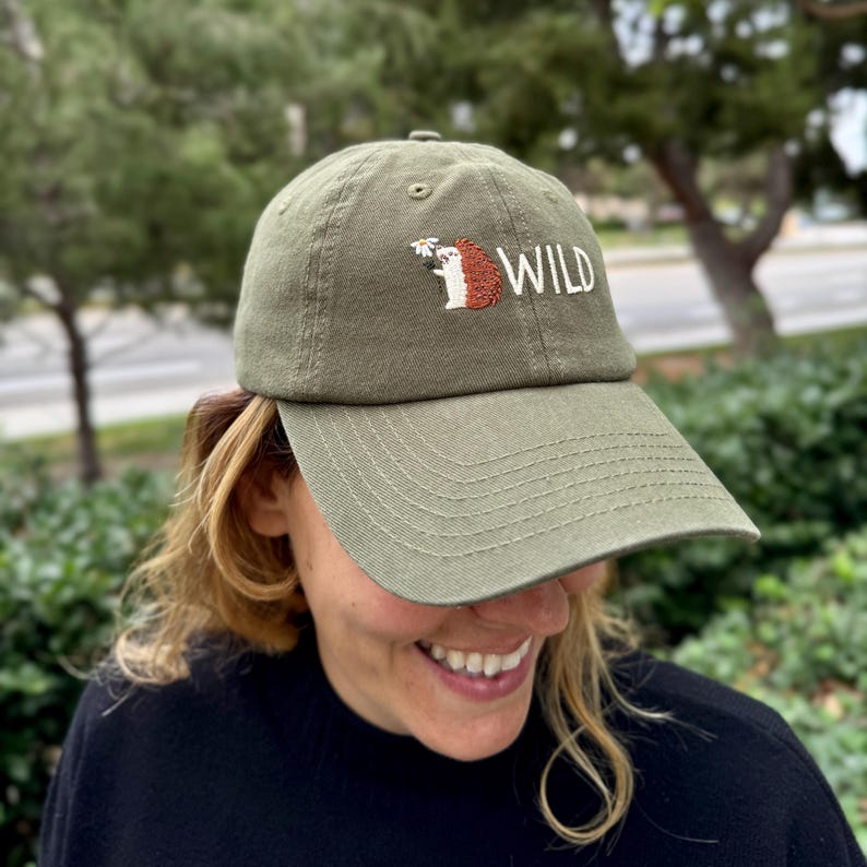 Cappello a forma di riccio ricamato - Regalo per gli amanti degli ...